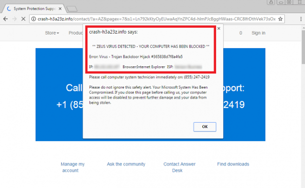 How to remove ISP HAS BLOCKED YOUR PC