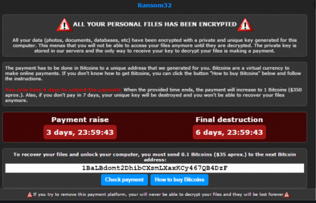 Remove Node.js ransomware