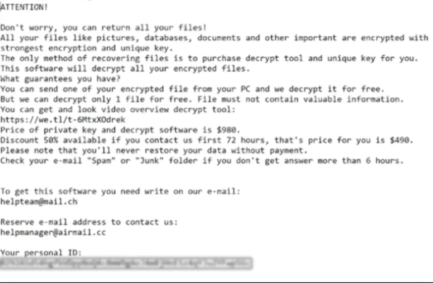 Eliminar Ehiz Ransomware