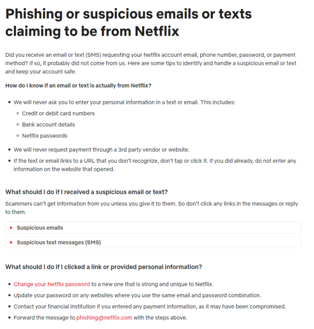 What is Netflix We’ve Suspended Your Membership phishing email